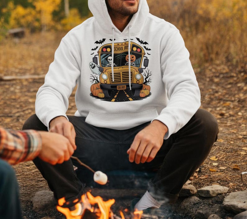 Halloween Bus Driver PNG, Spooky School Bus Clipart, Pumpkin Head Bus ...