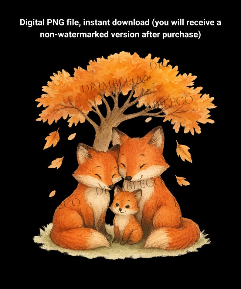 Cute Fall Forest Animals Clipart Bundle, Autumn Woodland Creatures ...