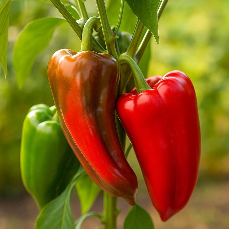 25 Elephant Ears Sweet Pepper Seeds – Heirloom Variety, Large Sweet ...