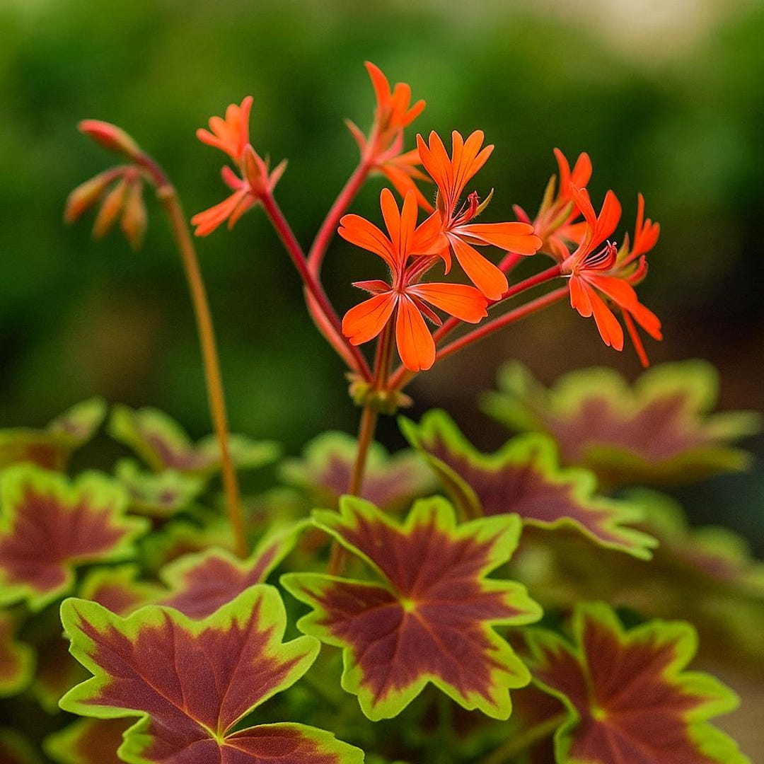 25 Vancouver Centennial Geranium Seeds – Rare Variegated Leaves, Unique ...