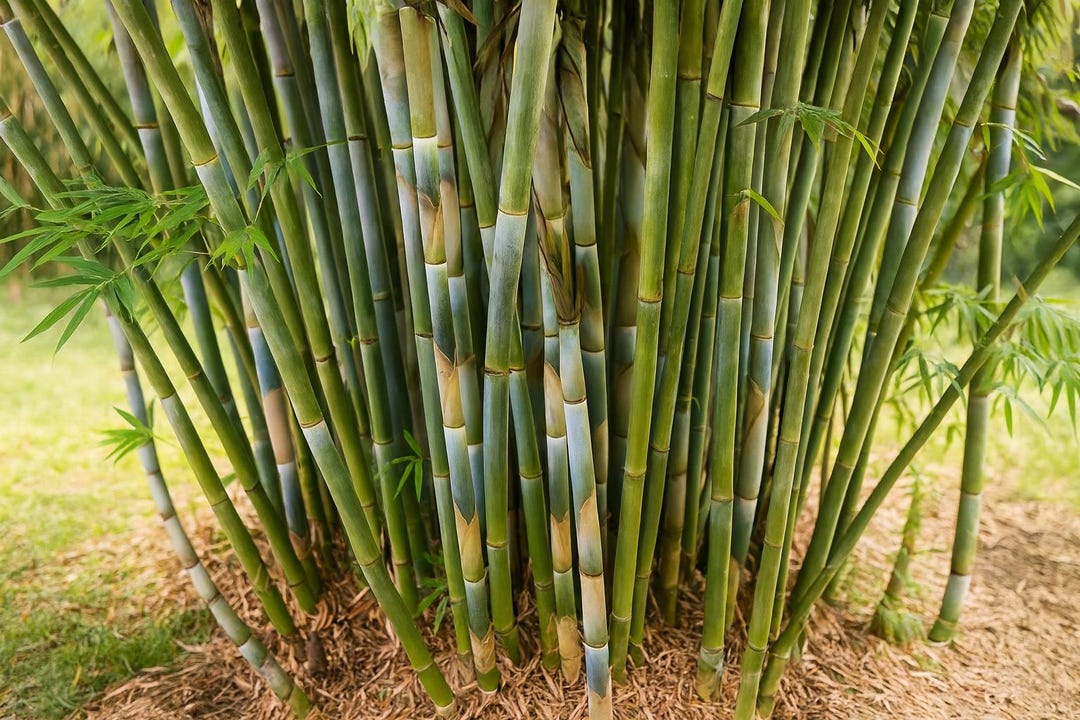 50 Tropical Blue Bamboo Seeds - Rare Clumping Bamboo, Fast Privacy ...