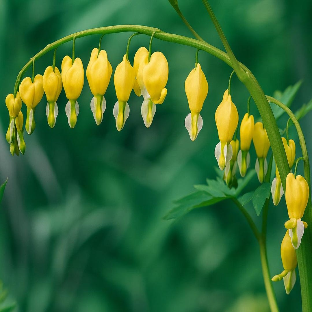 25 Yellow Bleeding Heart Seeds – Rare Dicentra Perennial – Unique Bloom ...