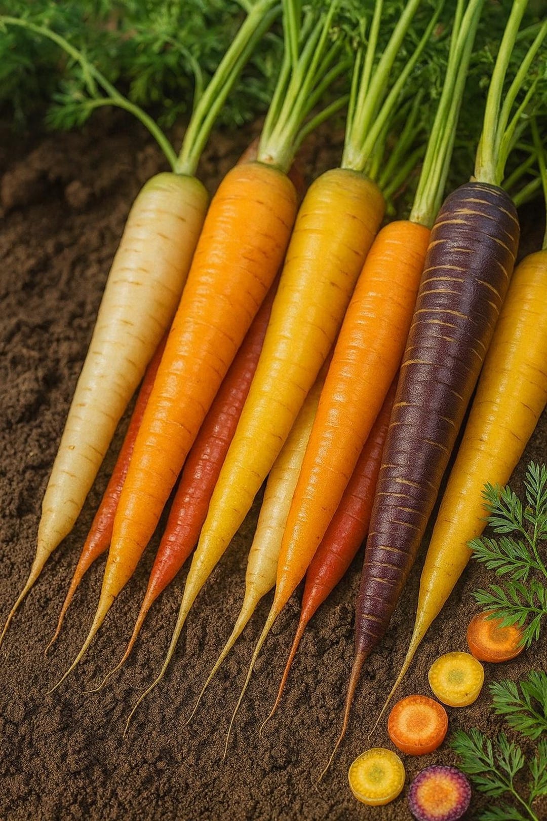 400 Rainbow Carrot Seeds – Heirloom NON-GMO Blend, Colorful Root Mix ...
