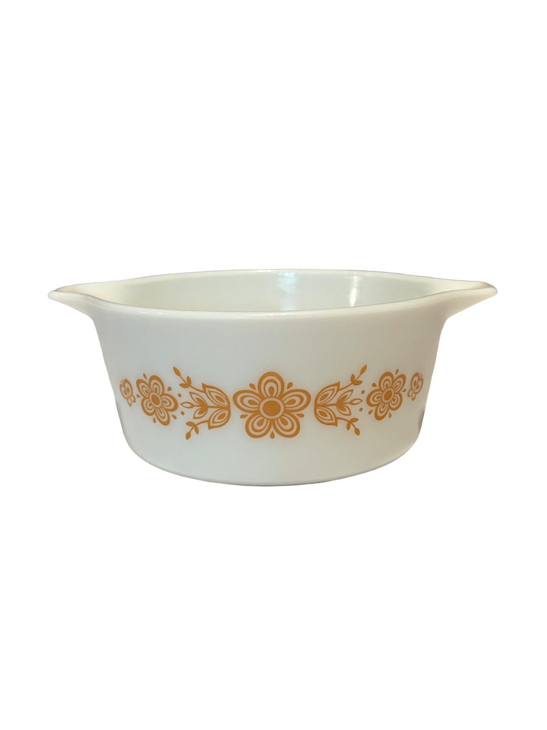 Vintage Pyrex Butterfly Gold Casserole Dish - Etsy