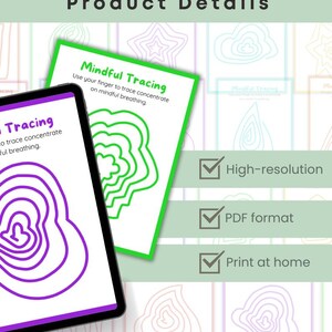 Finger Tracing Breathing Flashcards | 20 Printable Designs ...