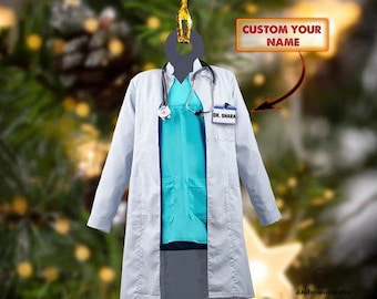 Lab Coat Christmas Ornament - Etsy