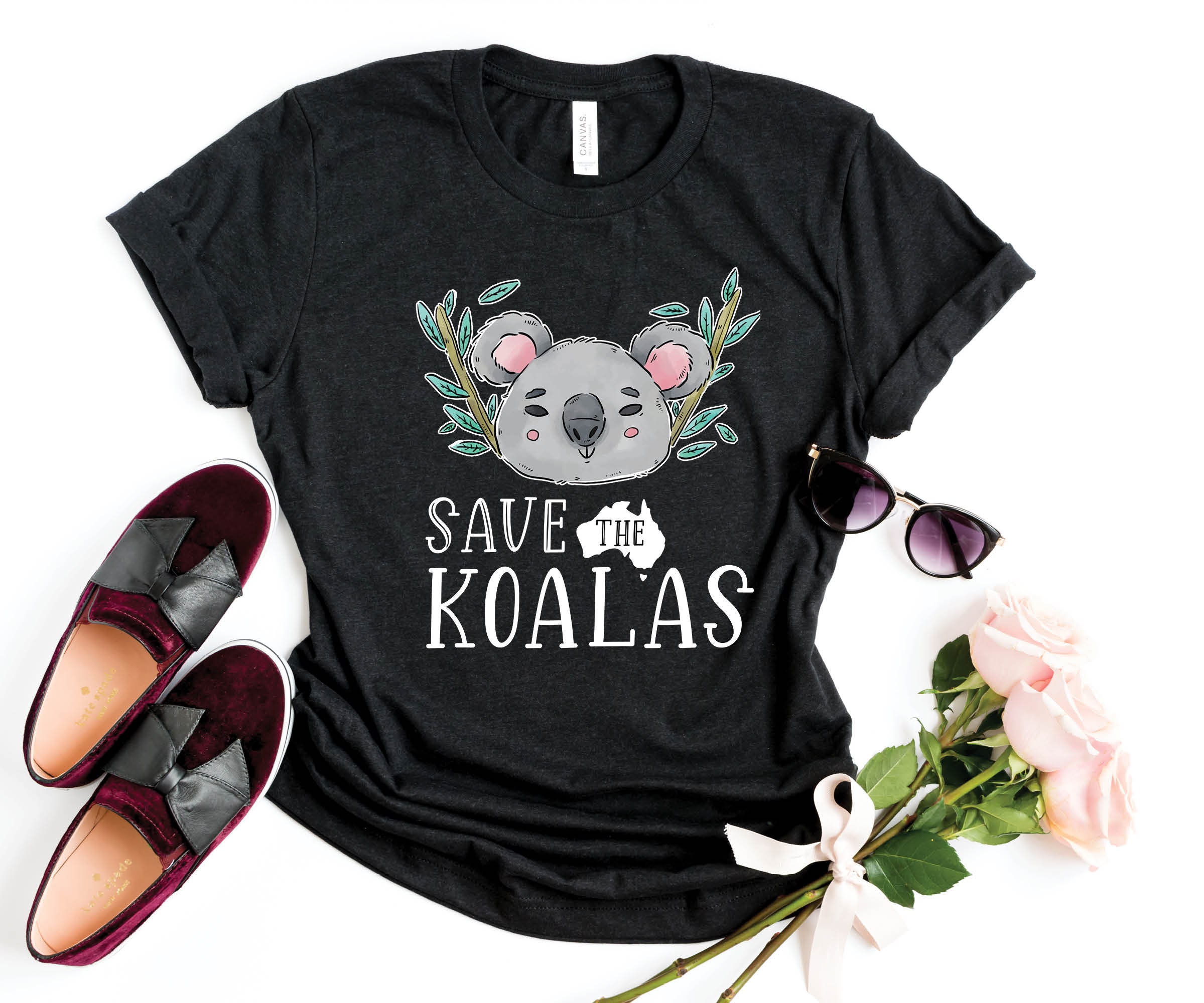 Save The Koalas Unisex Camiseta Koala Gift amante del oso | Etsy