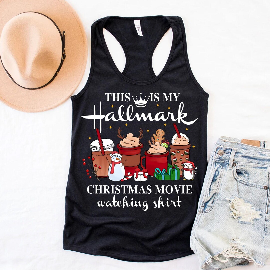 Hallmark Christmas Movie Watching Racerback Tank Top - Etsy