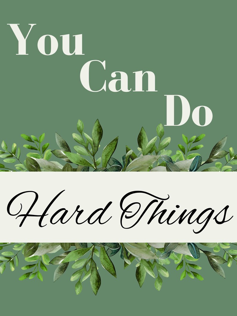 Greenery Motivational Posters Printable | Neutral Classroom Wall Art ...