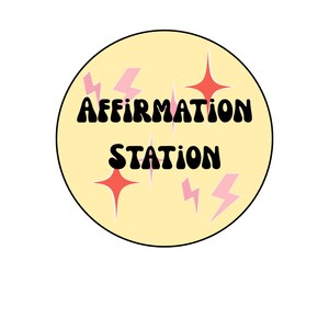 Editable Retro | Groovy Affirmation Station | Classroom Printable Decor ...