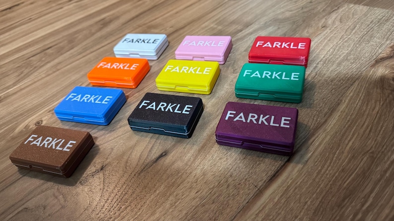 3D Print File, Farkle Travel Game Box With Rules, Magnetic Latch ...