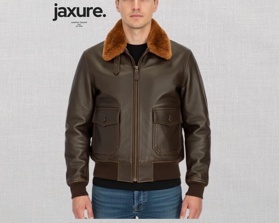 Vintage M-422A Naval Aviation Leather Jacket for Men in Distressed ...