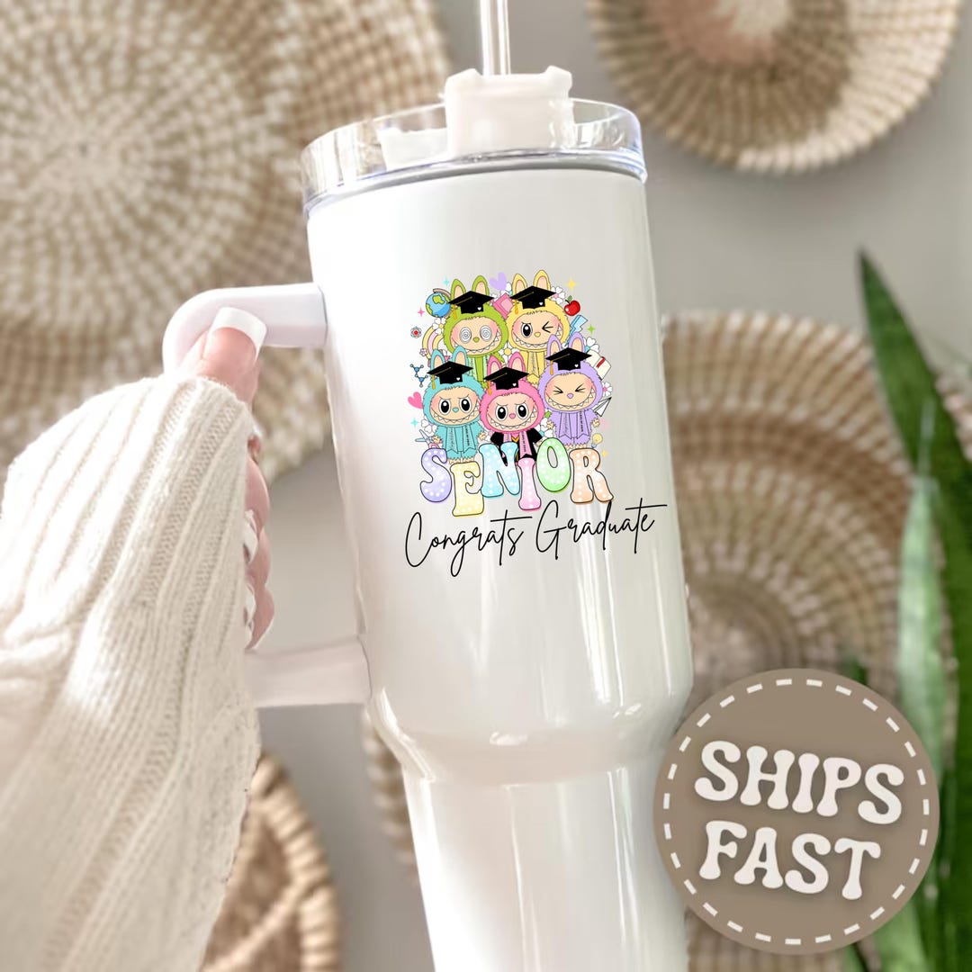 Senior Grad Cup, Labubu Tumbler, Labubu 40 Oz Tumbler, 20 Oz Tumbler - Etsy