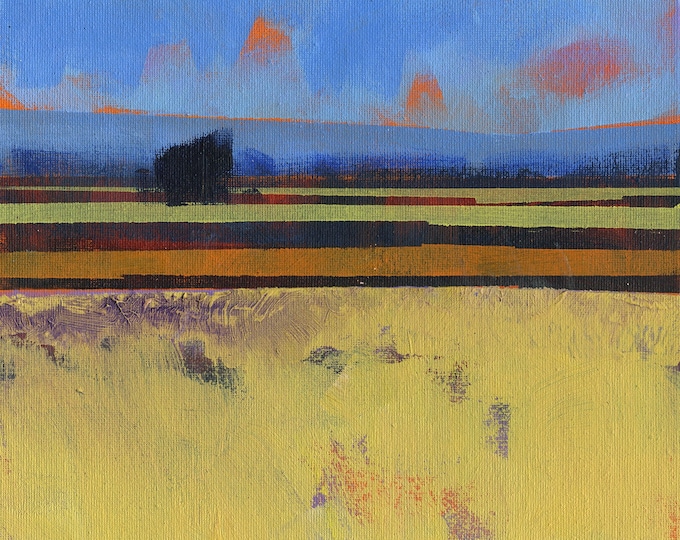 Landscape paintings with a semi-abstract touch by PaulBaileyArt