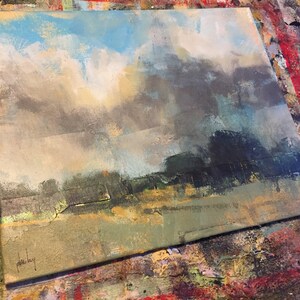 Abstract Landscape Painting by Paul Bailey: Park Study - Etsy