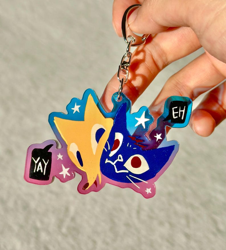 NITW | Acrylic Keychains 4 Designs | Original Fanart Merch - Etsy