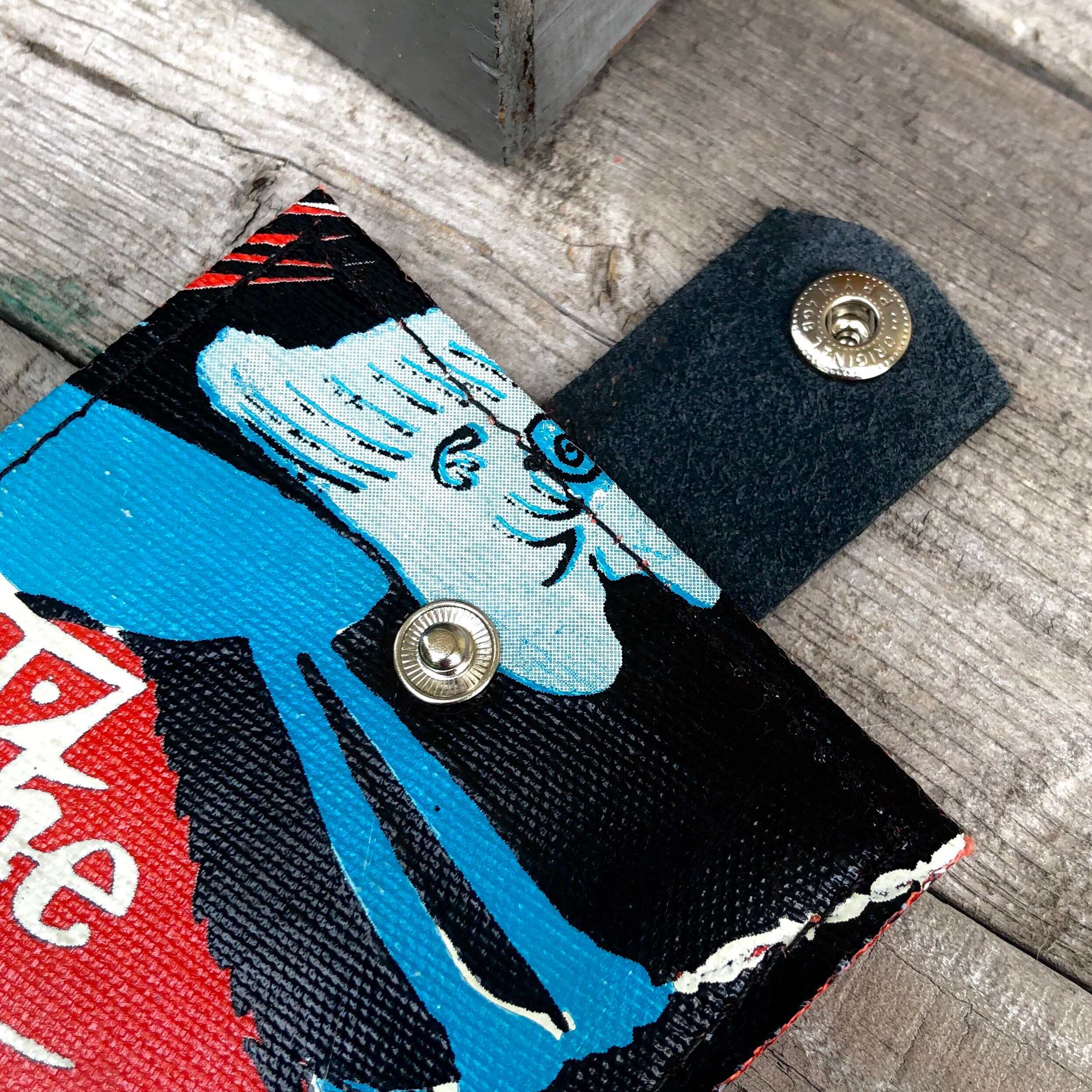 Book Cover Wallet Bi-fold Recycled Book Gender Neutral | Etsy