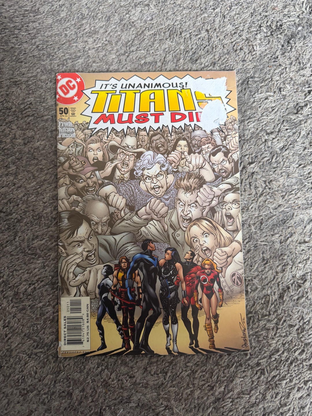 2003 DC Comics the Titans #50 Murder by Consensus Conclusion Comic Book ...