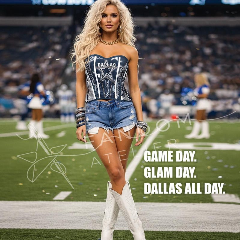 Dallas Cowboys Girl Svg - Etsy