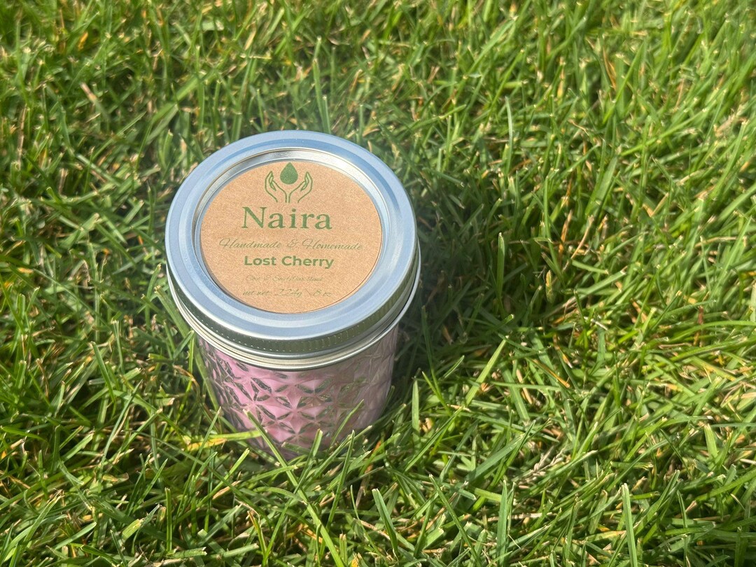 Lost Cherry Soy & Coconut Wax Candle – Black Cherry, Lemon, Rosemary ...