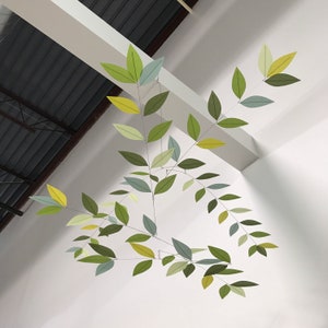 Olive Grove Handmade Tree Leaf Mobile by Moon Lily Mobiles - Etsy