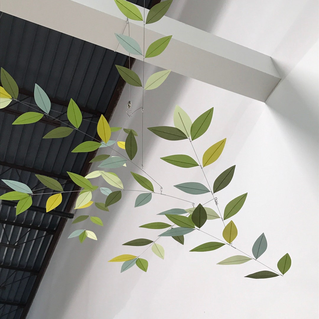 Olive Grove Handmade Tree Leaf Mobile by Moon Lily Mobiles - Etsy