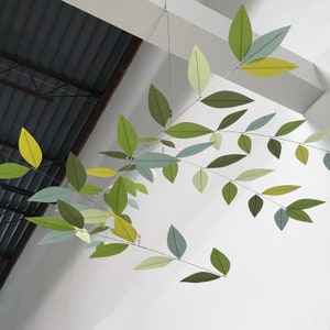 Olive Grove Handmade Tree Leaf Mobile by Moon Lily Mobiles - Etsy