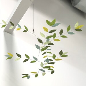 Olive Grove Handmade Tree Leaf Mobile by Moon Lily Mobiles - Etsy