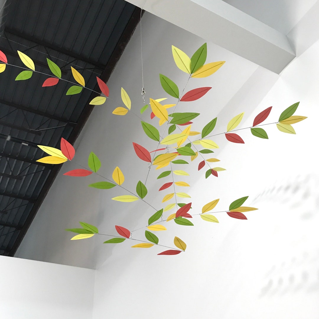 Tree Leaf Mobile in Modern Autumn Colors - Etsy