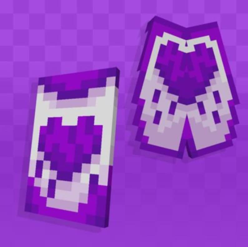 Minecraft - Purple Heart Cape - Only Bedrock - Fast Delivery - Digital ...