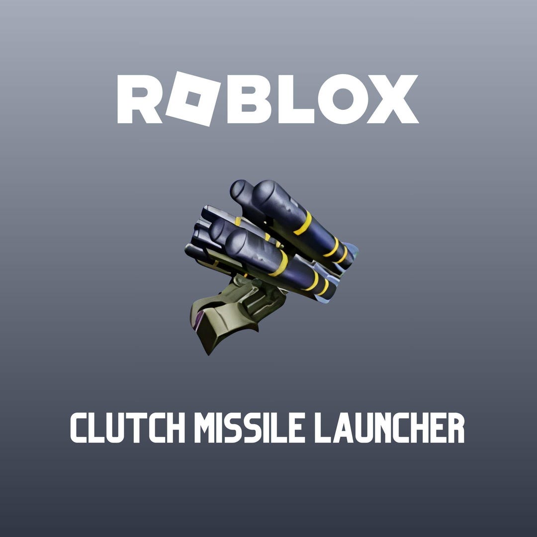 Roblox Clutch Missile Launcher • Digital Reward Guide - Etsy Canada