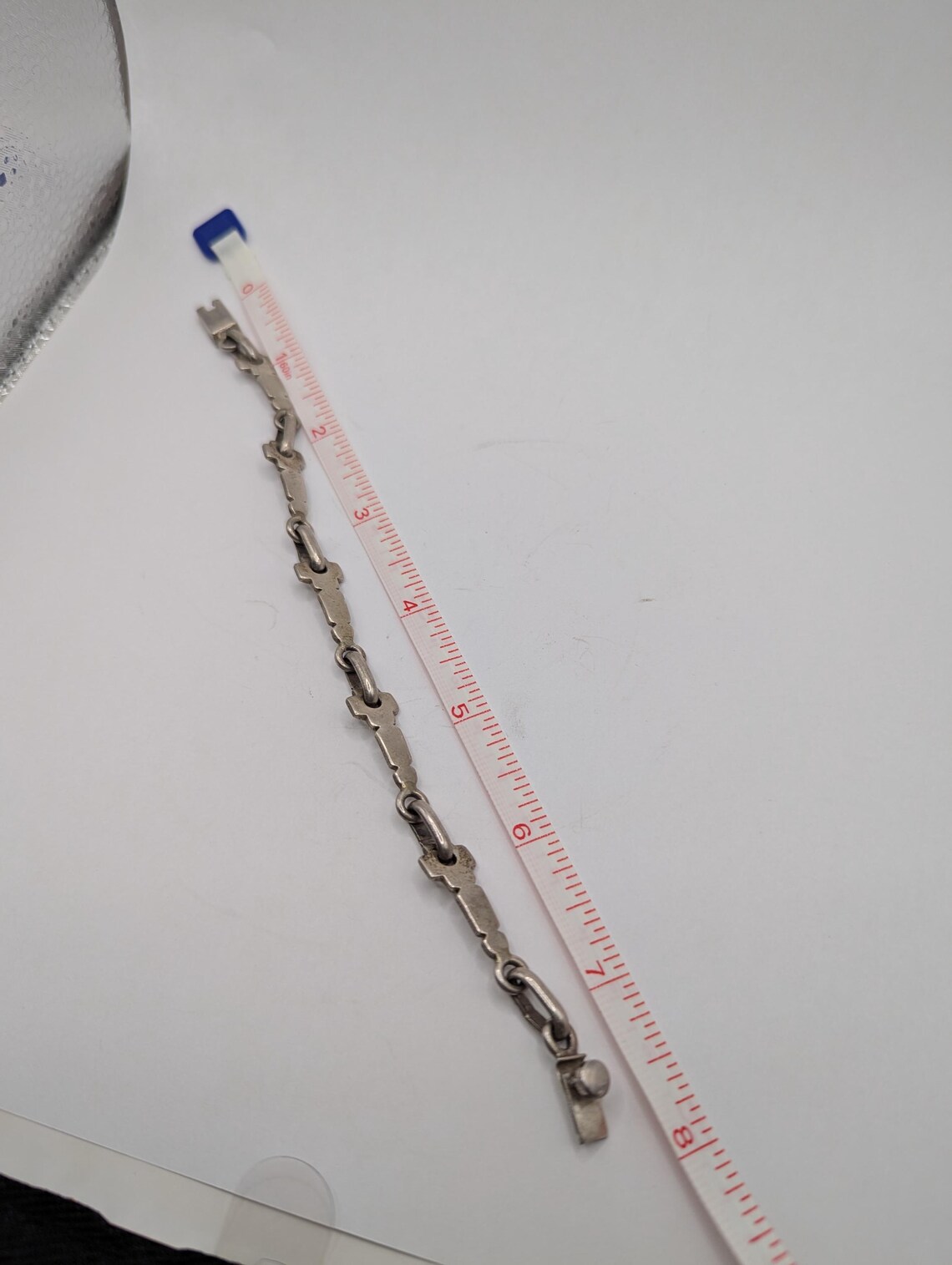 RAE Taxco Silver Bracelet: 1960s Mexican Sterling Geometric Modernist ...