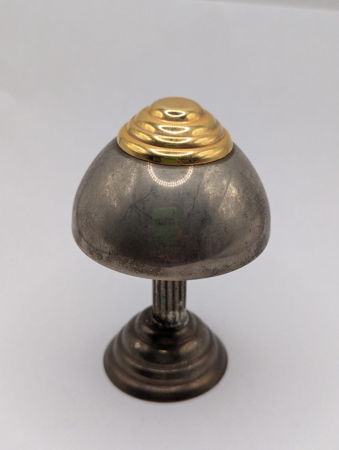 1920s Art Deco Miniature Table Lamp: Vintage Brass Crown Detail - Etsy