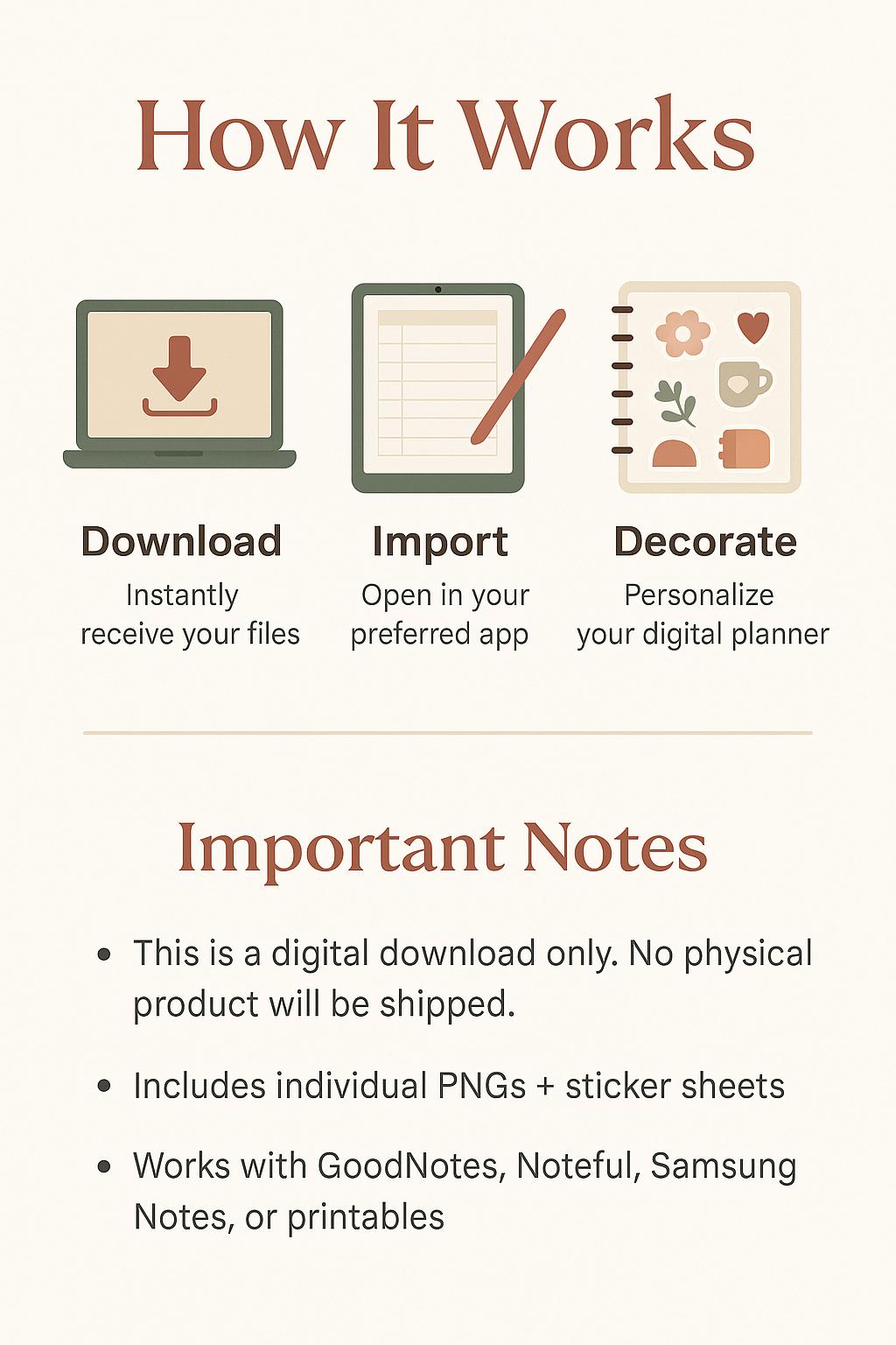 Wombat Chibi Digital Stickers | 45 Hand-drawn Cute Planner Stickers PNG ...