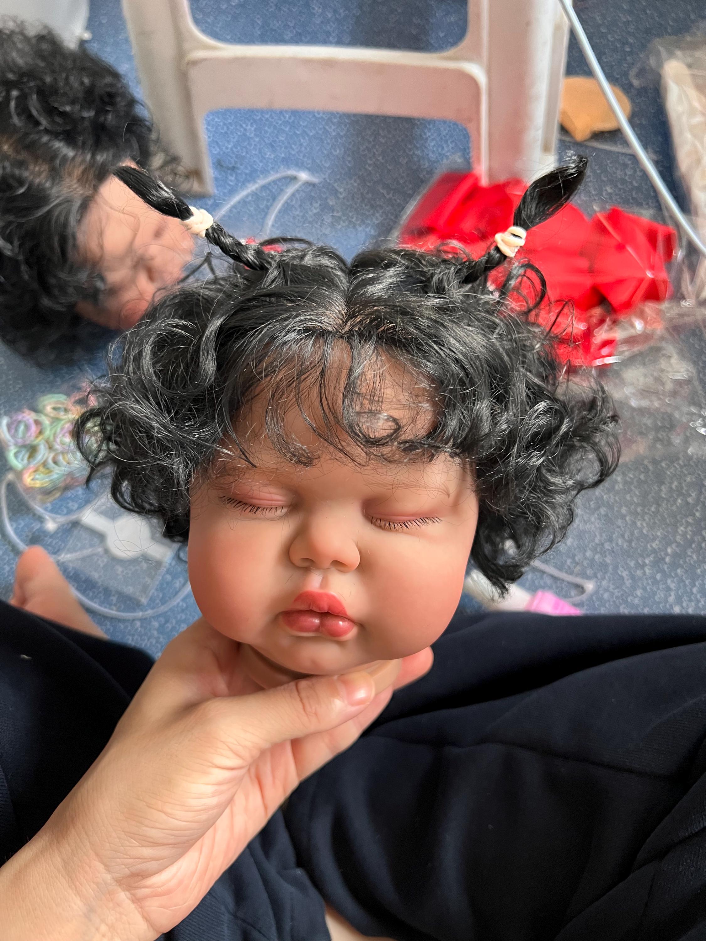 AA Reborn Toddler Dolls With Black Rooted Hair, 24inch Newborn Weighted ...
