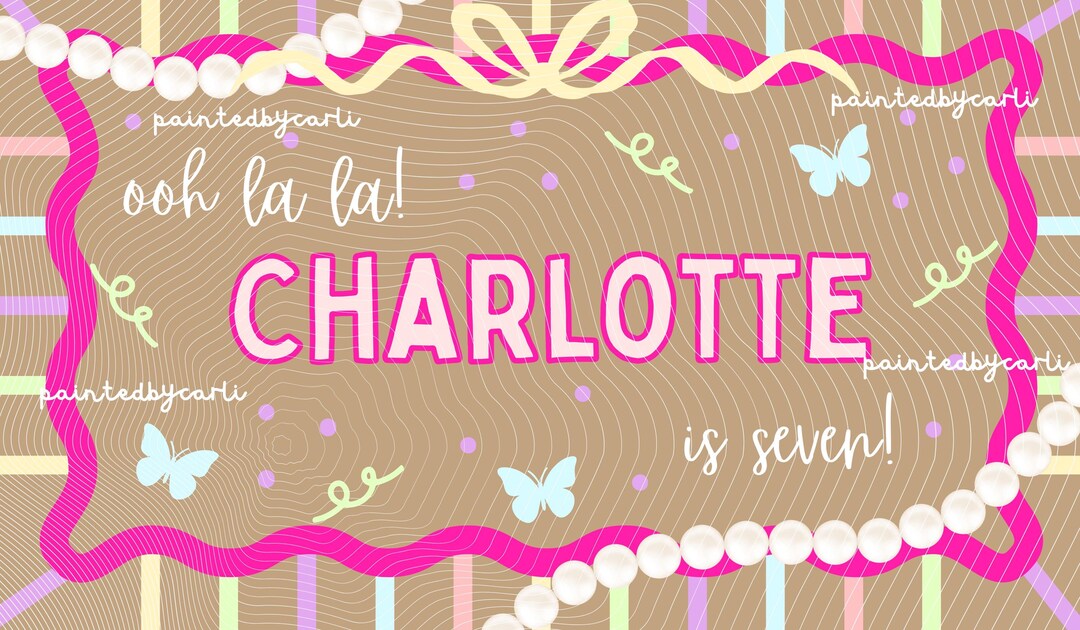 Fancy Nancy Inspired Template/ Mock Up! - Etsy
