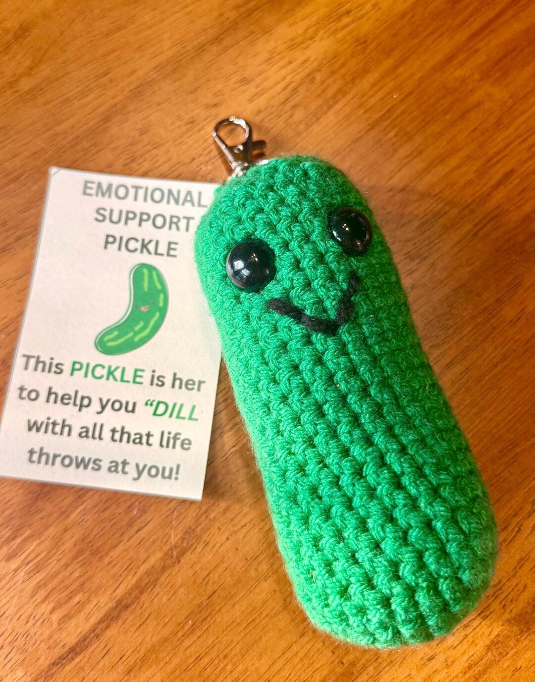 Emotional Support Pickle| Stuffed Animal - Etsy