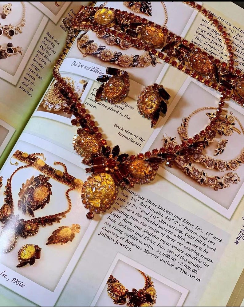 Extremely Rare Juliana Book Piece| Juliana Dragon's Breath Jewelry Set ...