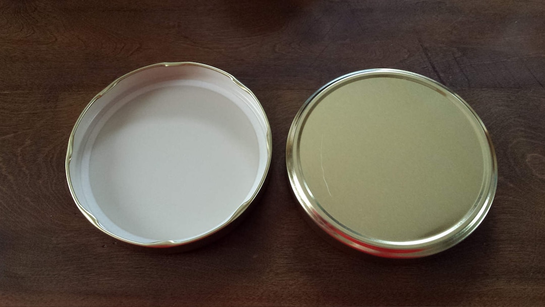 NEW! Set of 6 Metal Replacement Lids 1 Gallon Jar Lug 110 Pickle Olive ...