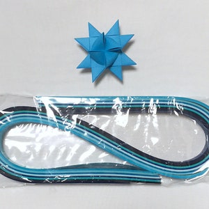 ON SALE: Shades of Blue Paper Strips. UNEVEN Cut. Various Sizes ...