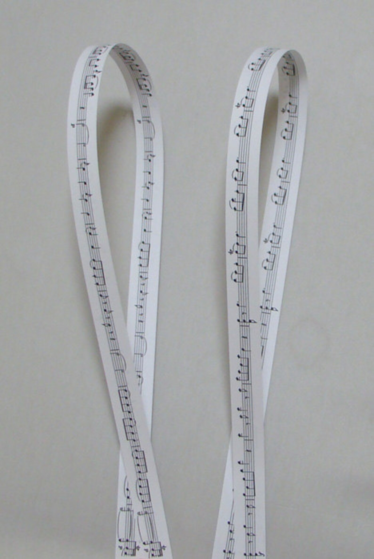 Musical Notes Patterned Paper Strips for Making Moravian German Stars ...