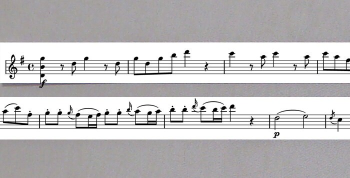 Musical Notes Patterned Paper Strips for Making Moravian | Etsy