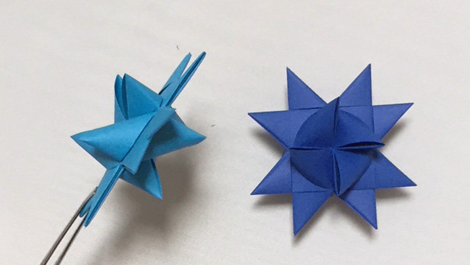 Shades of Blue Paper Strips 8 Colors for Making Moravian | Etsy