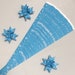 Snowflake Patterned Paper Strips for Making Moravian (german) Stars ...