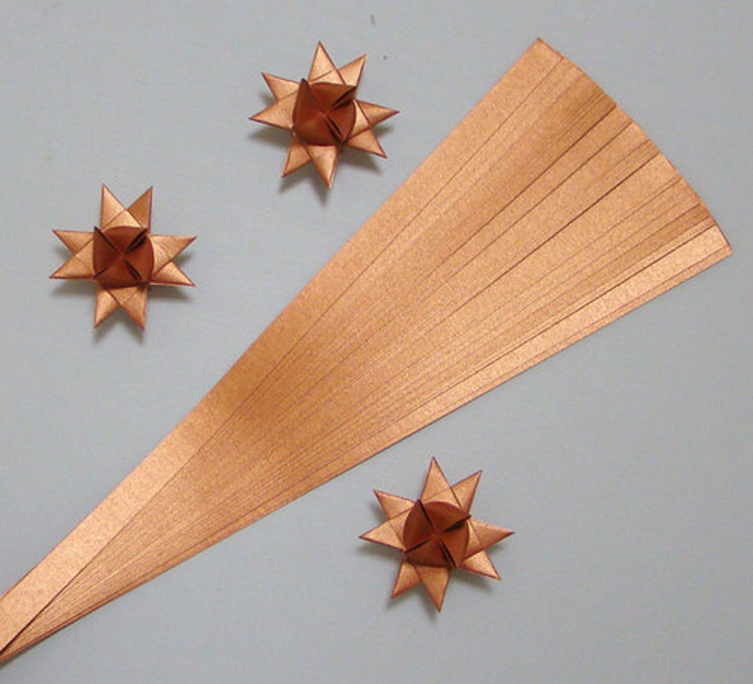 Single Color Metallic Copper Paper Strips for Making Moravian German ...