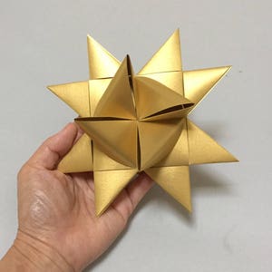 Large Moravian Stars: 5.5 to 6 Inches in Size Metallic Gold - Etsy