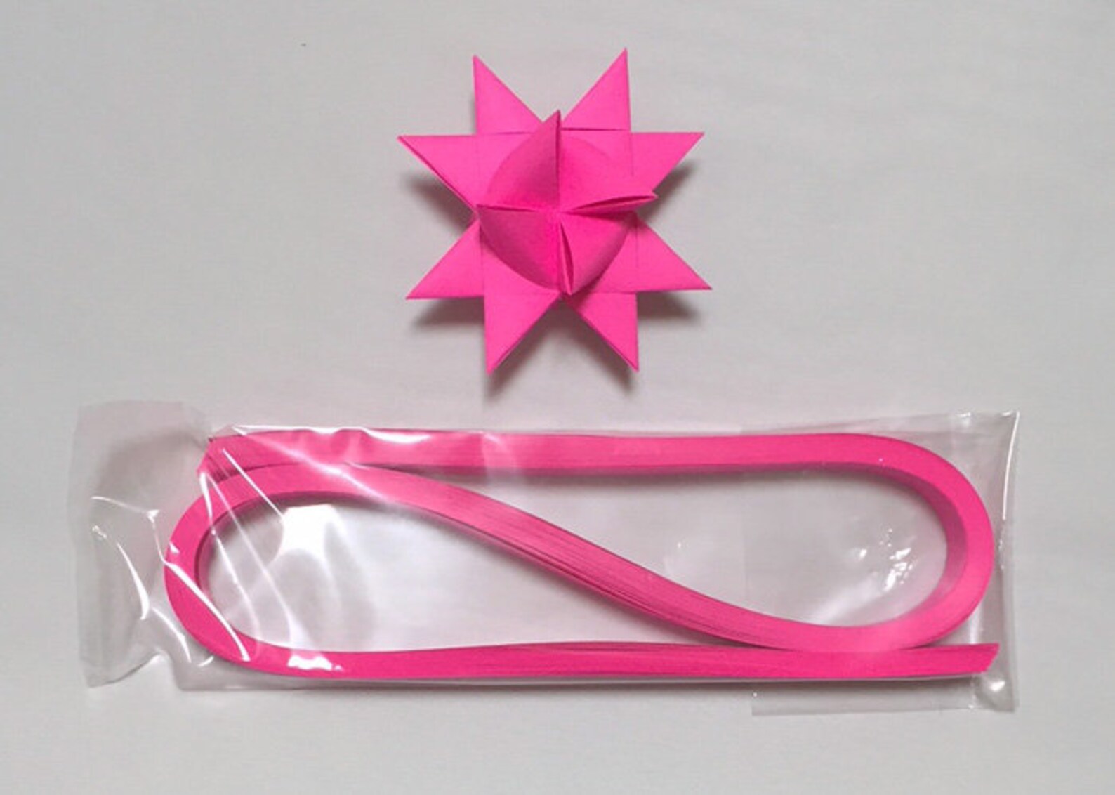 On SALE: Red or Pink Paper Strips for making Moravian German | Etsy