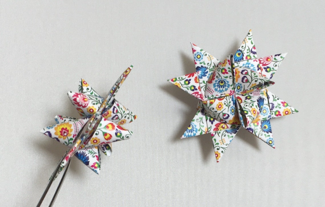 Moravian Stars 12: Folk Art Pattern Approx 3.5 Inches Wide - Etsy UK