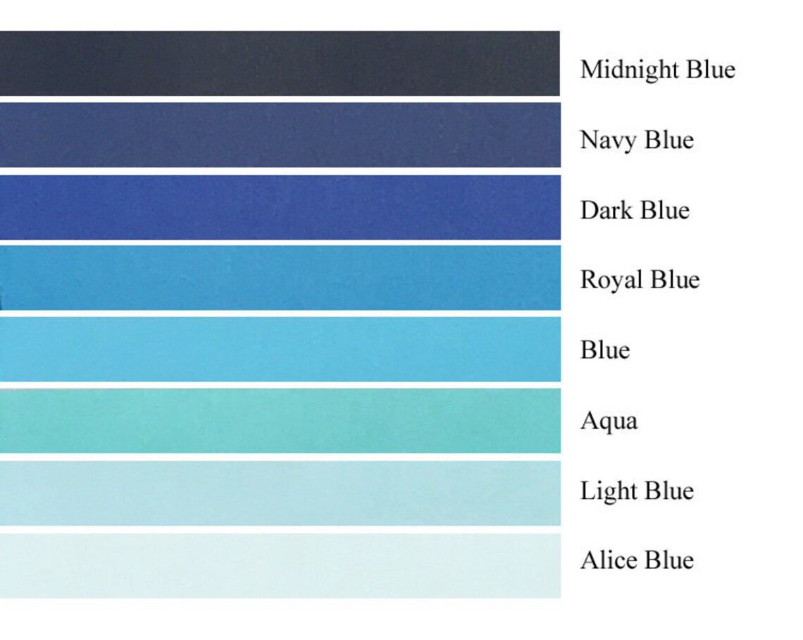 Shades of Blue Paper Strips 8 Colors for Making Moravian | Etsy