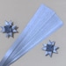 ON SALE: Shades of Blue Paper Strips. UNEVEN Cut. Various Sizes ...